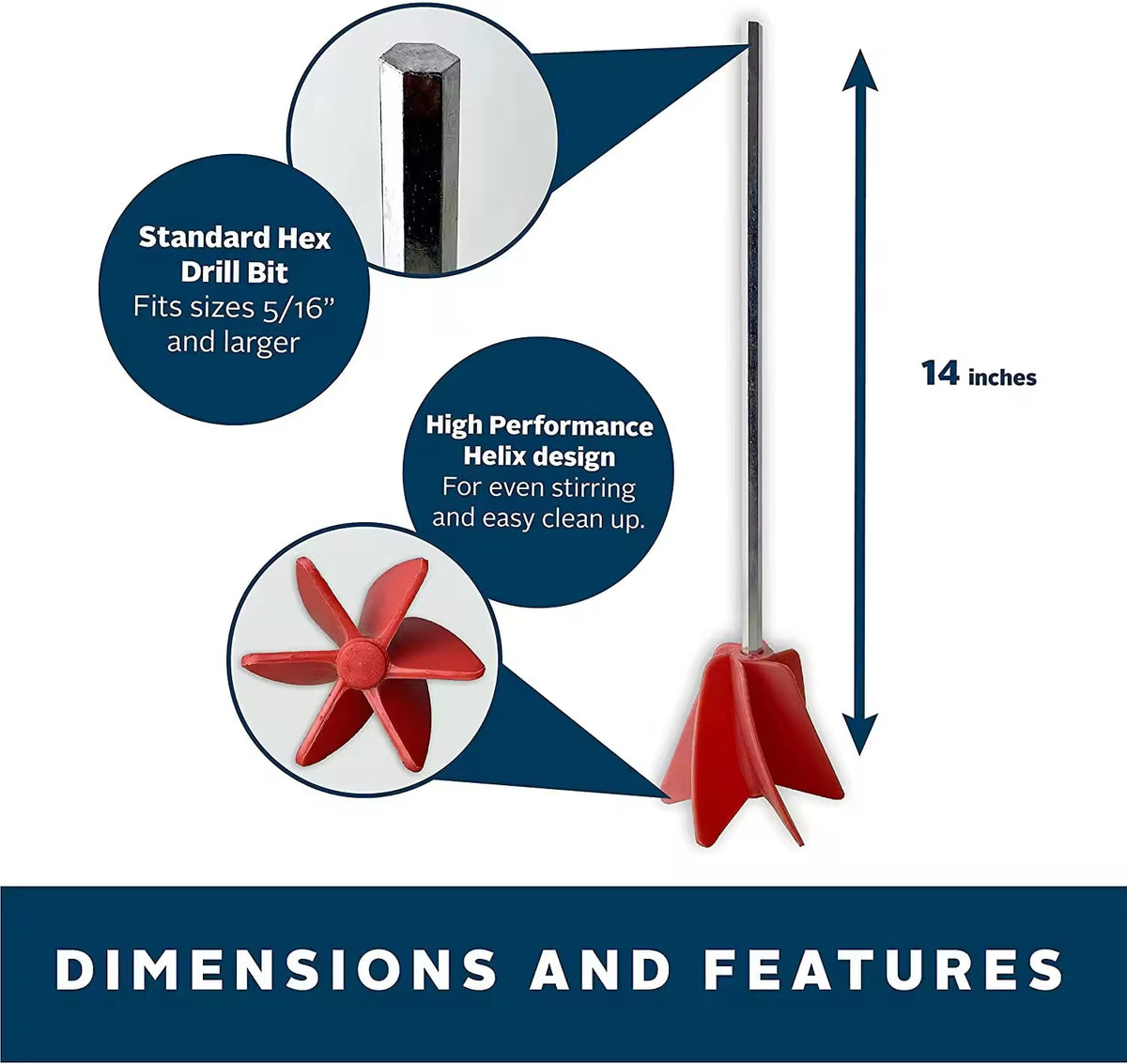5 gallon helix mixer | Health of Mind Art