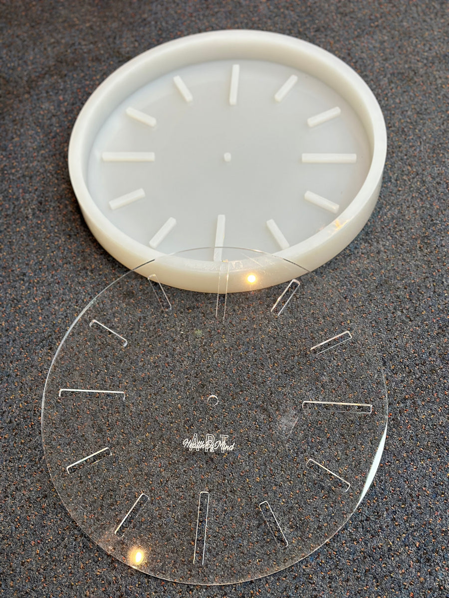 Premium clock mould template | Health of Mind Art