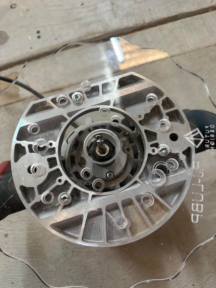 Universal round plunge router base plate | Health of Mind Art