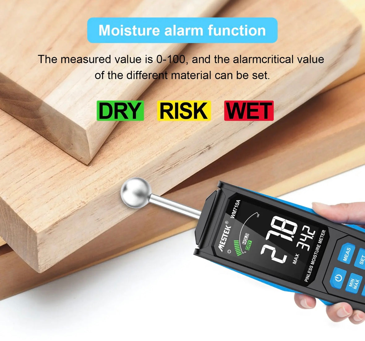 a Mestek Pro advanced moisture reader | Health of Mind Art
