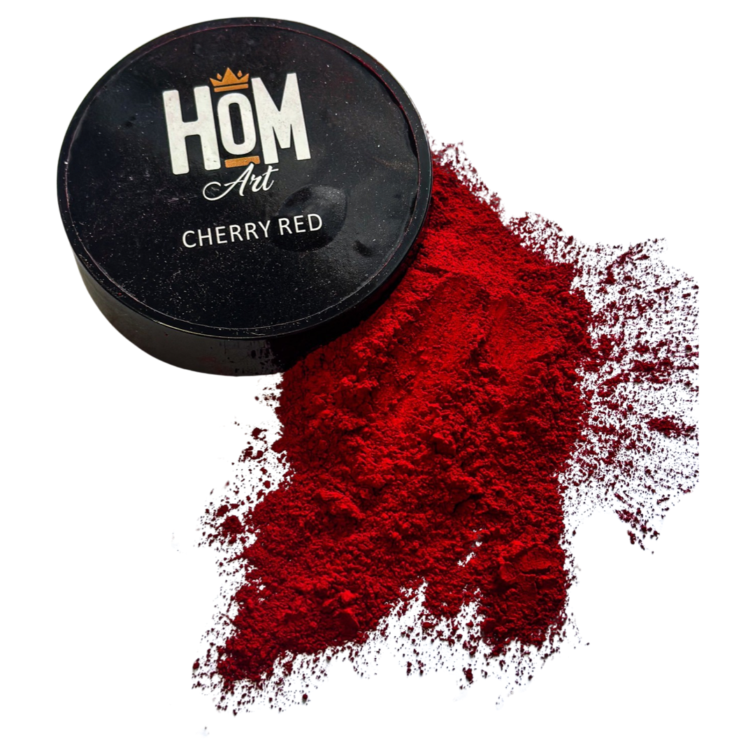 Cherry red matte pigment powder | Health of Mind Art