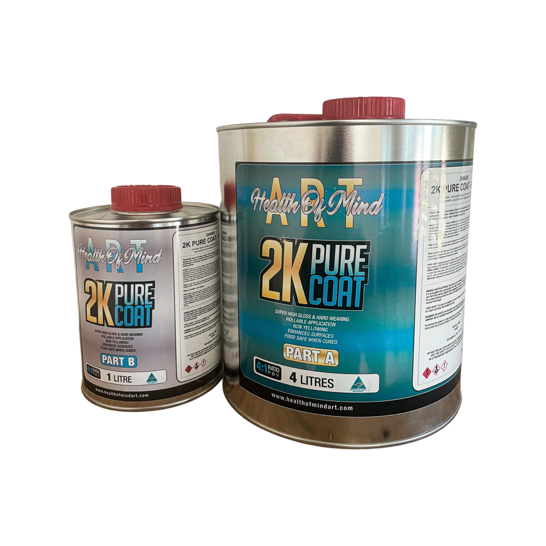 2k Pure Coat acrylic polyurethane– Health of Mind Art