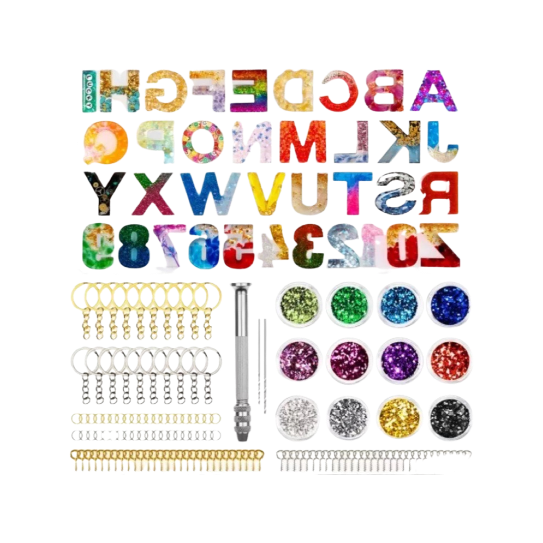 Alphabet Key Ring Set | Health of Mind Art