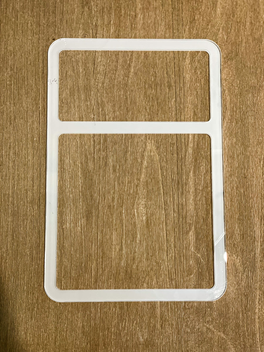 Rectangle inlay tray template | Health of Mind Art