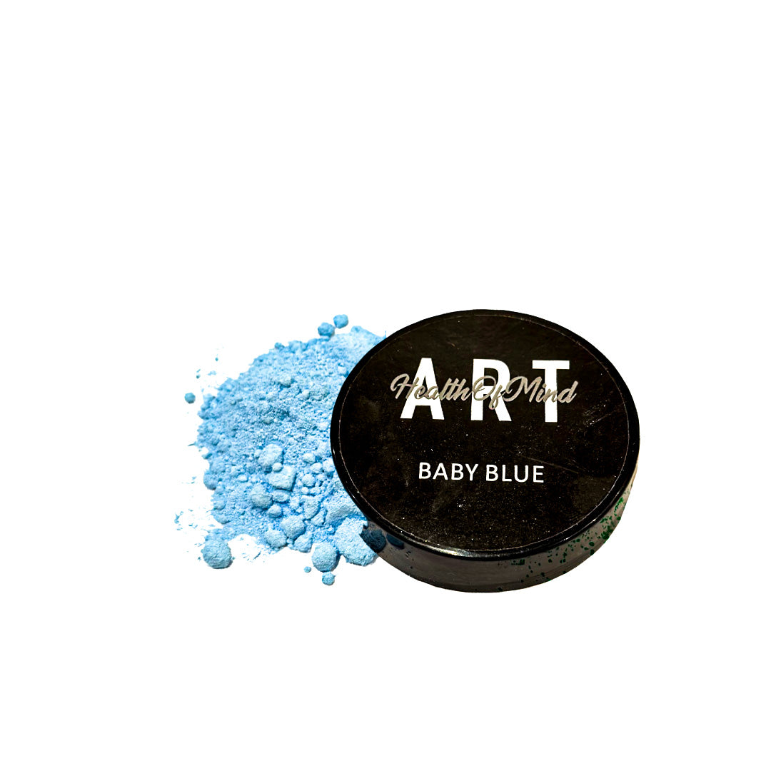 Baby blue matte powder pigment | Health of Mind Art