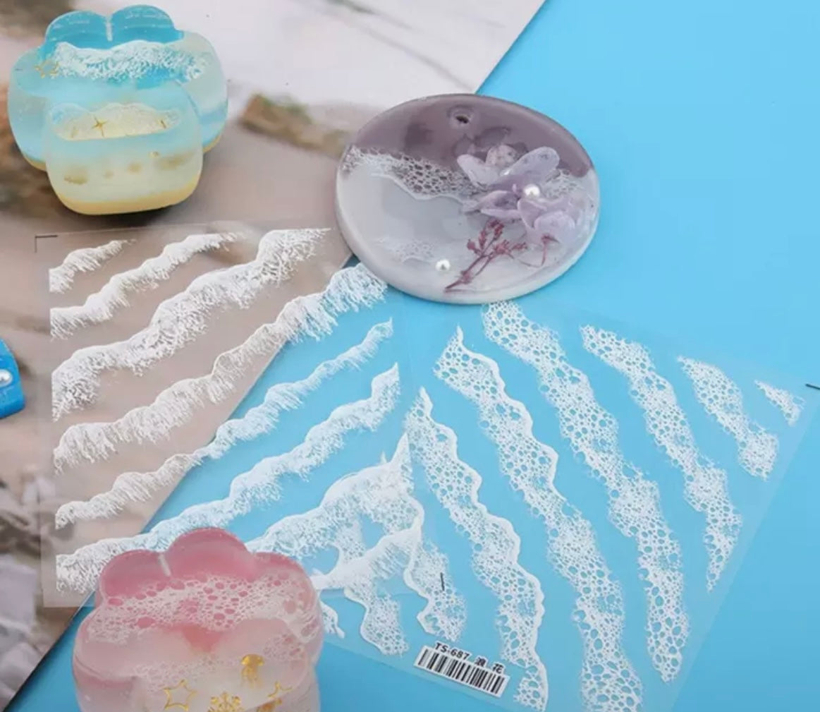 Epoxy Cell stickers | Health of Mind Art