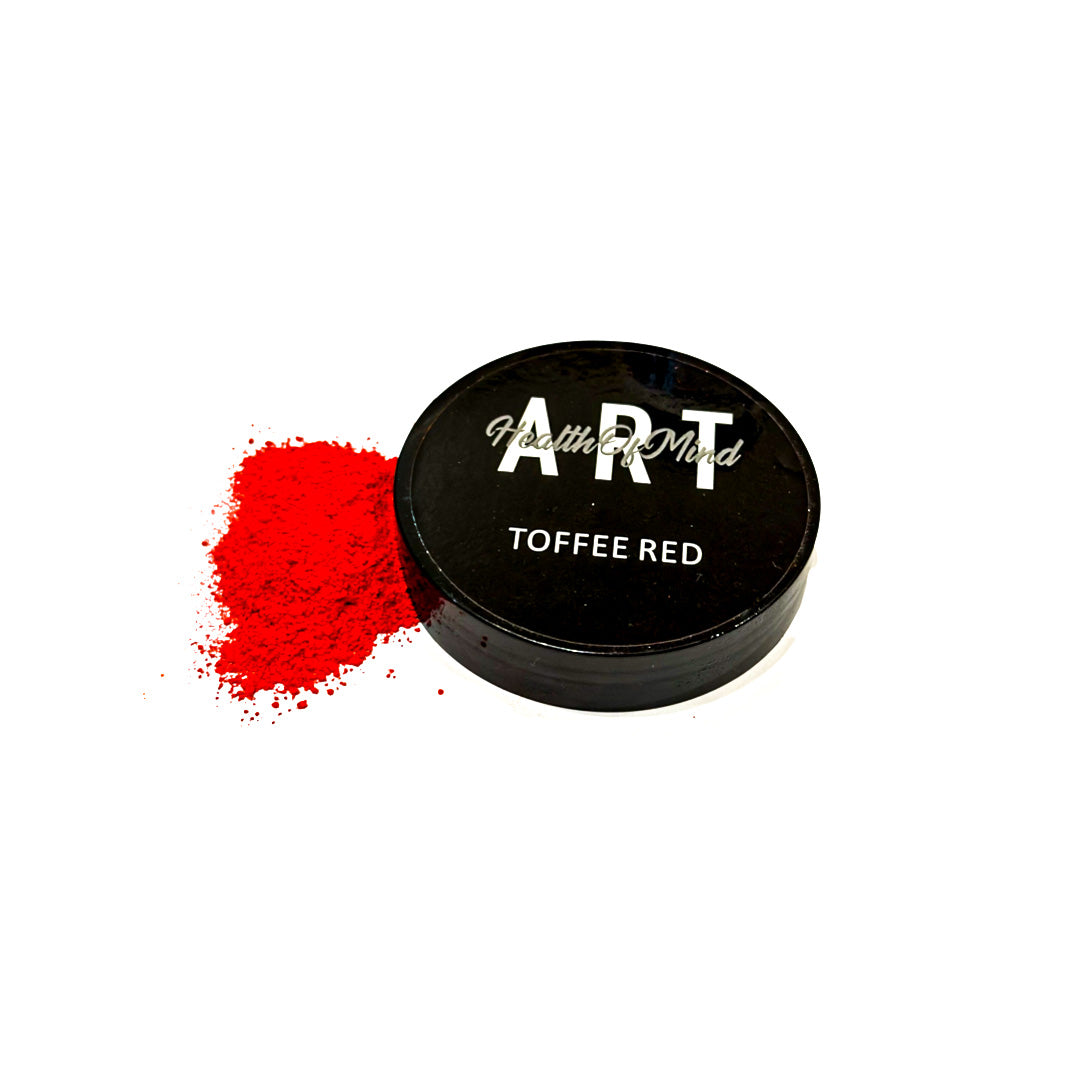 Toffee red matte powder pigment– Health of Mind Art